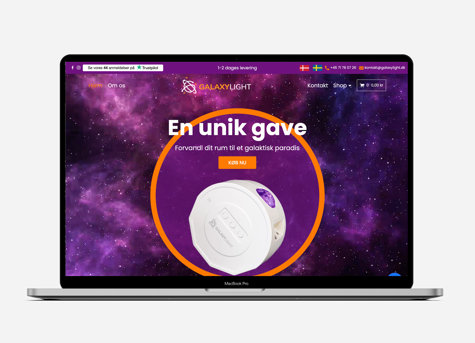Ung nichewebshop - 581.000 DKK (inkl moms) i omsætning